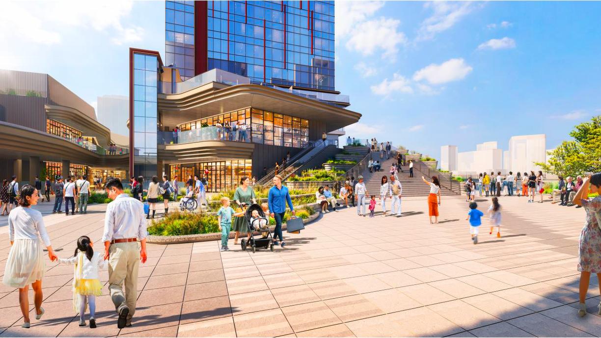 車両基地も一望！「OIMACHI TRACKS 大井町トラックス」工事現場お披露目 | 話題 | 鉄道新聞 - 鉄道ニュース・子鉄イベント情報